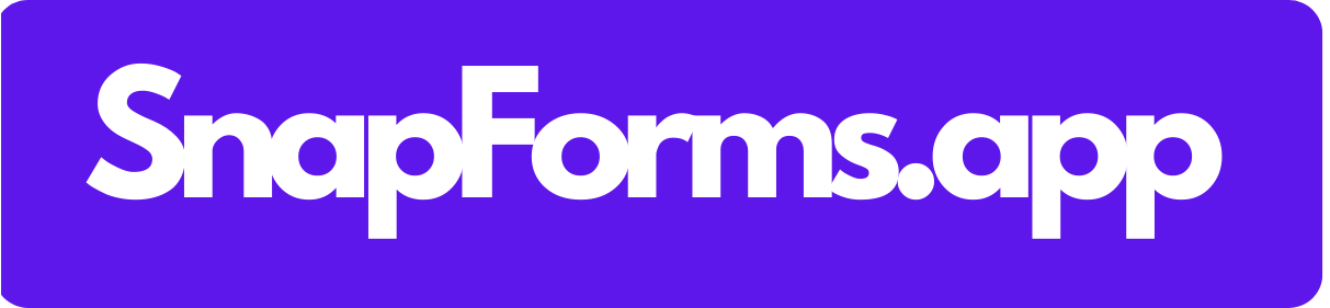 SnapForms – AI-Powered B2B Forms, Data Collection & Reporting